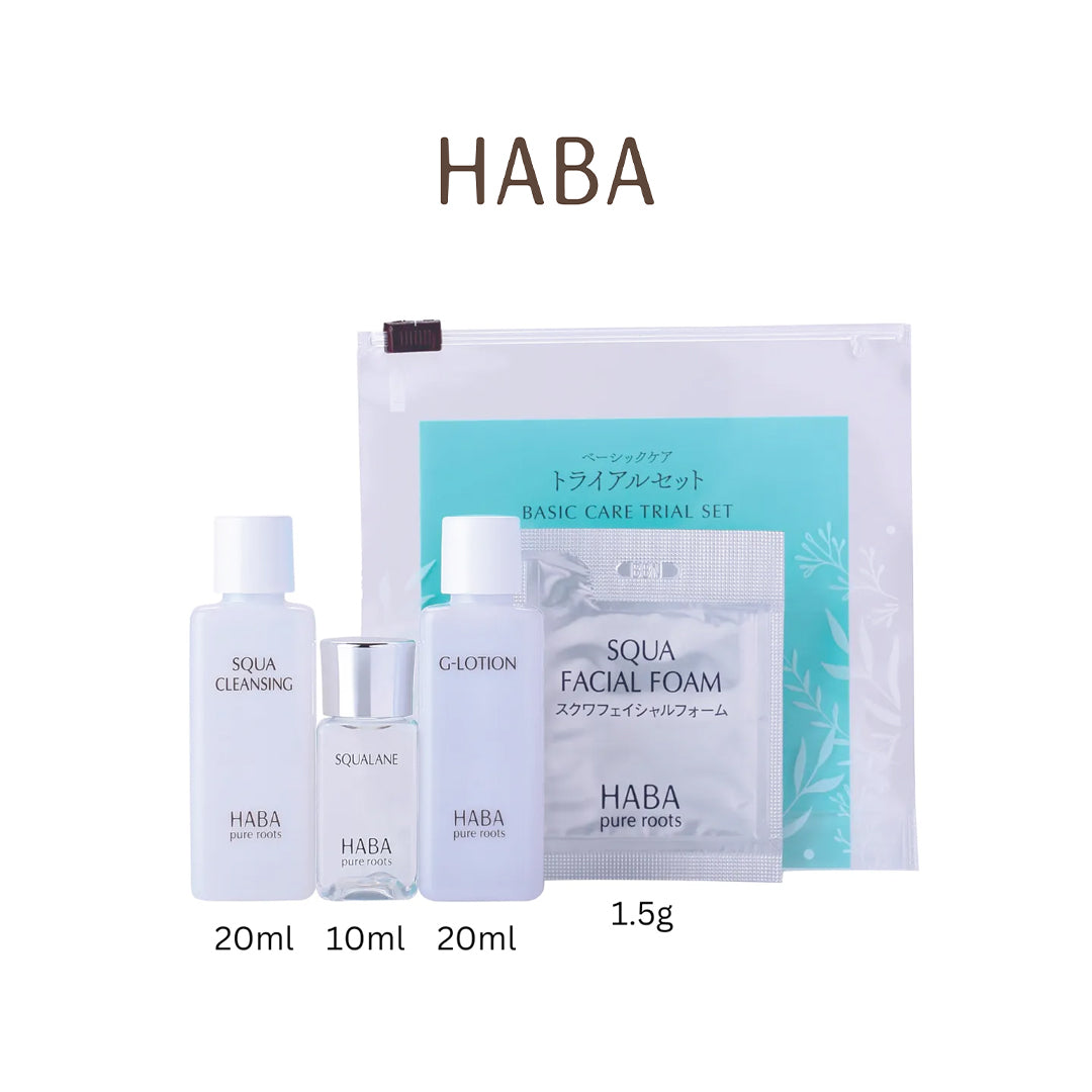 Haba Basic Care Trial & Travel Set | Tokyoninki Beauty Shop Malaysia