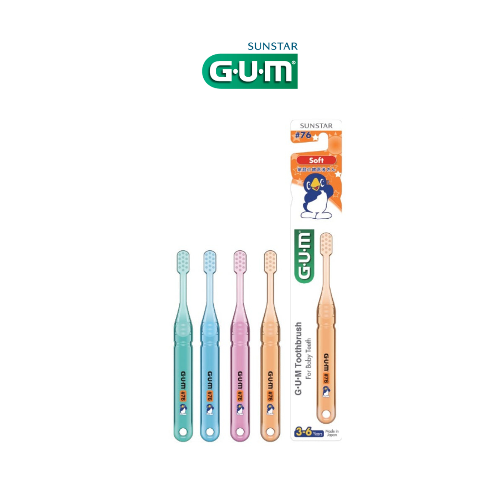GUM Kids Toothbrush for 3-6 Years #76 Soft | Tokyoninki Oral Care Malaysia