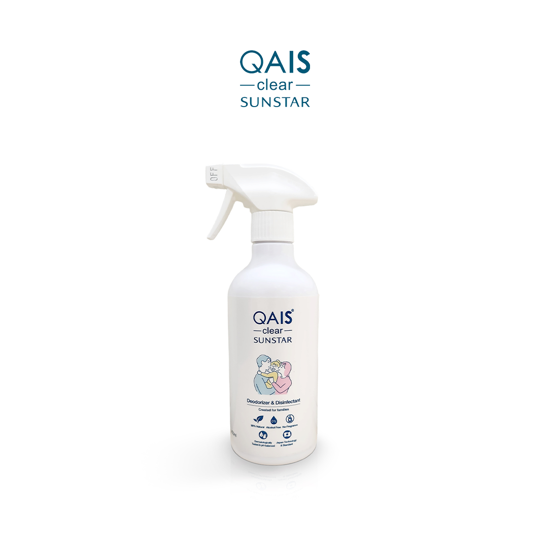 Sunstar QAIS Clear Deodorizer & Disinfectant Spray | TKNK by Cason