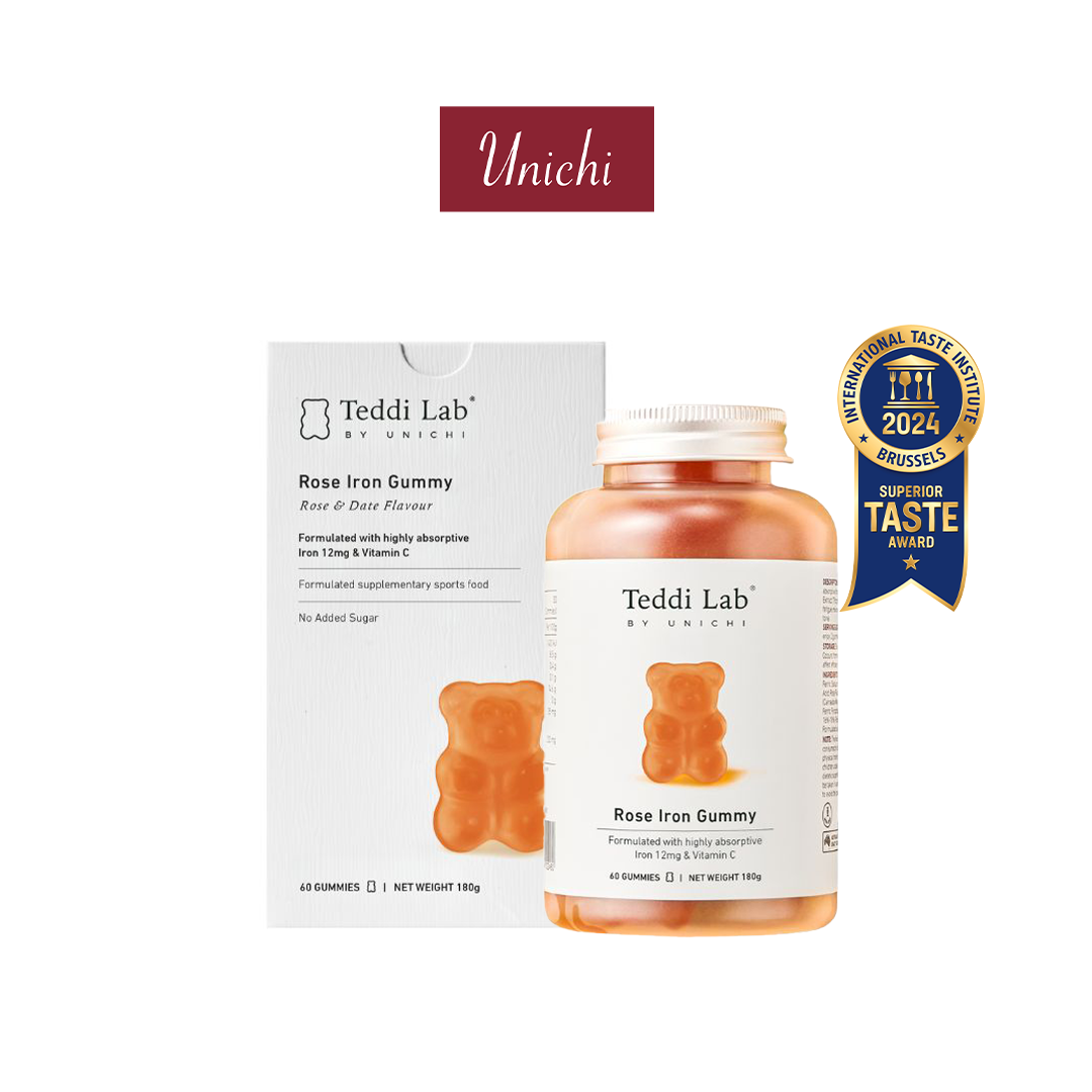 Teddi Lab Rose Iron Gummy 180g by Unichi