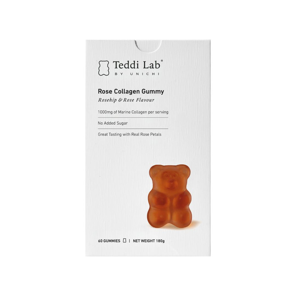 Teddi Lab Rose Collagen Gummy 180g by Unichi