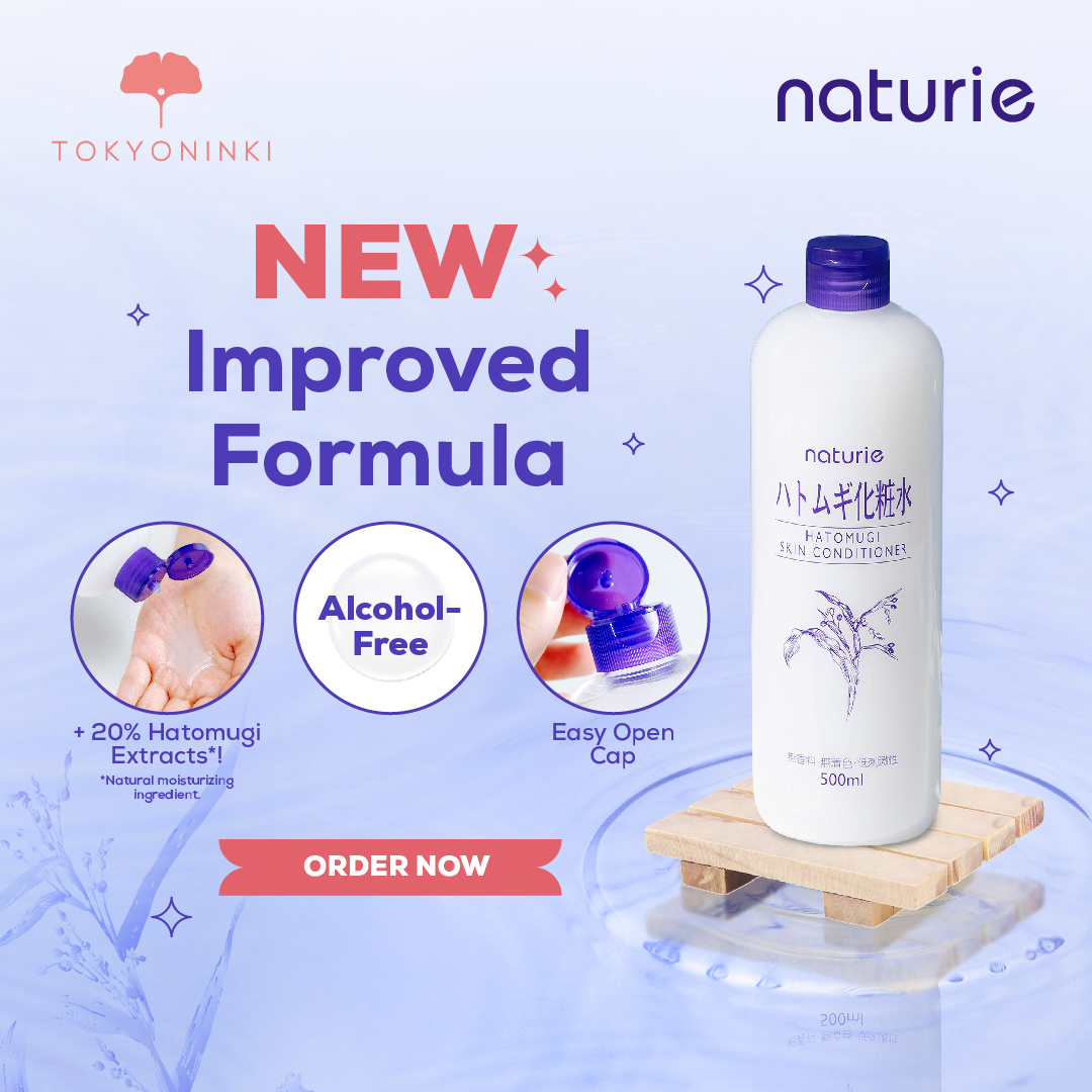 NATURIE Hatomugi Skin Conditioner 500ml | Tokyoninki Online